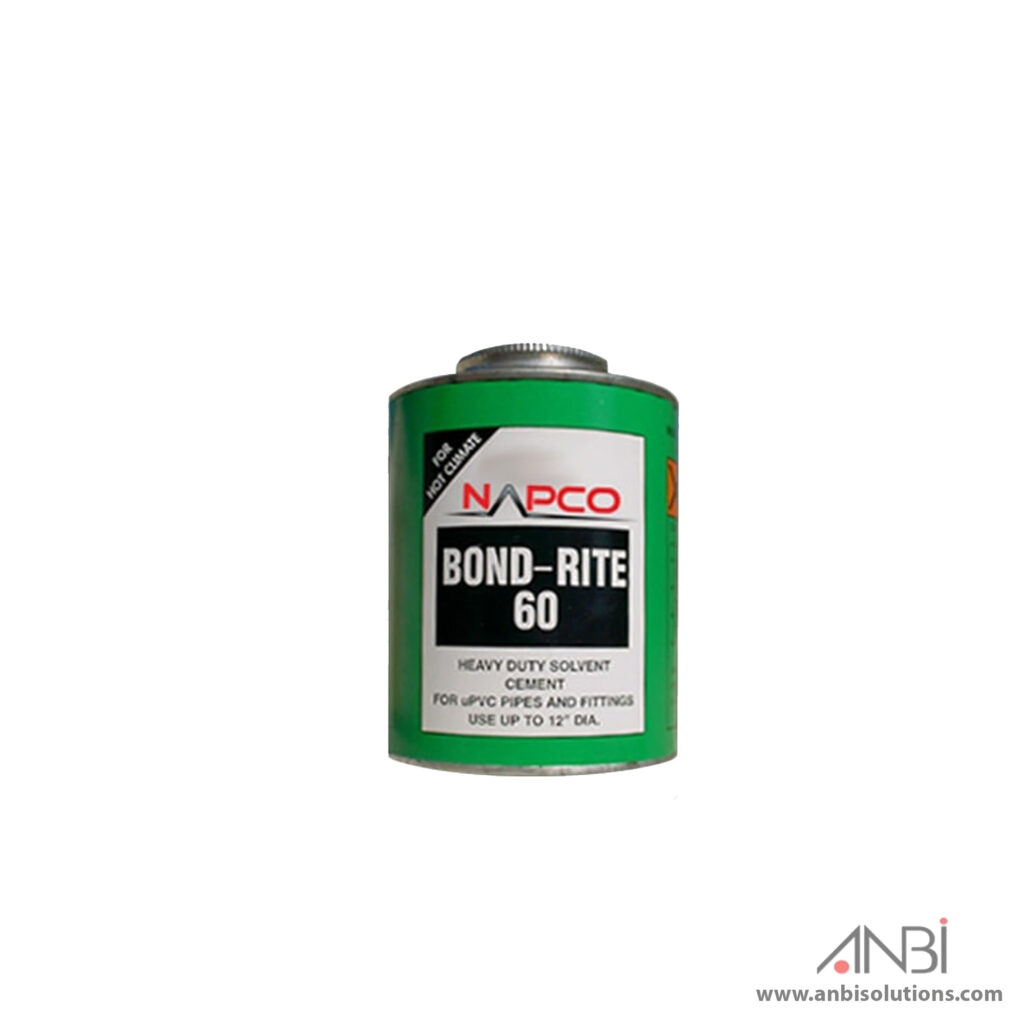 NAPCO PVC Pipe Cement Clear Bond-Rite 60