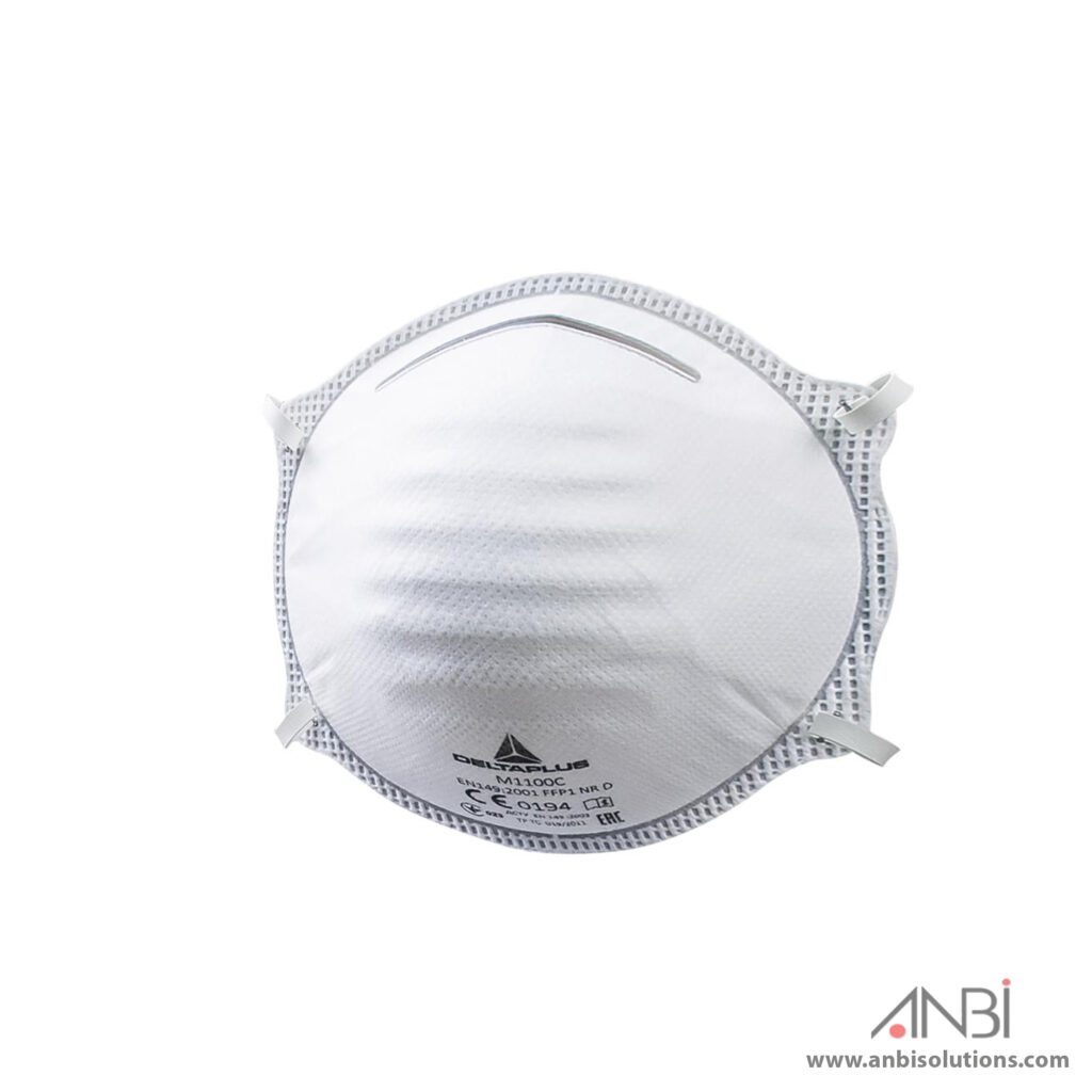 DELTA PLUS Box Of 20 Moulded Disposable Half Masks M1100