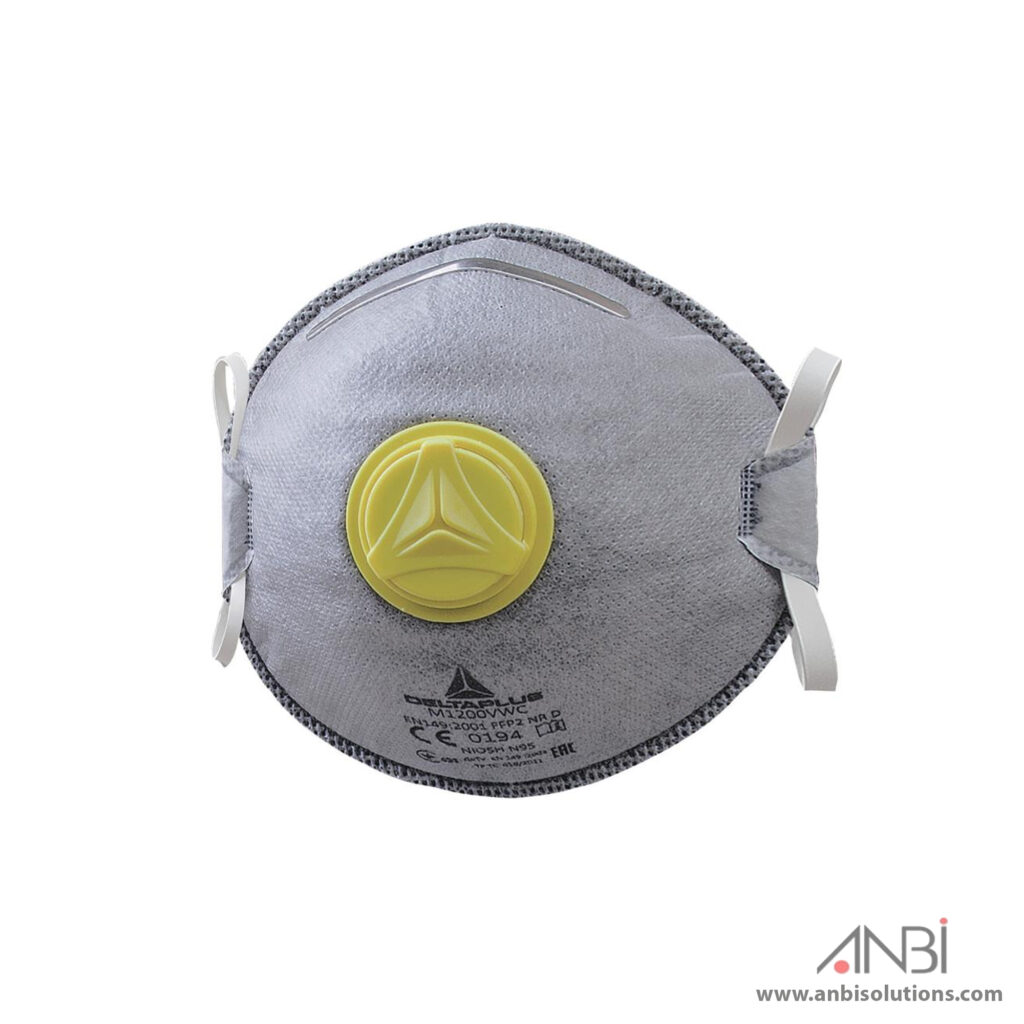 DELTA PLUS Box Of 10 Moulded Disposable Half Masks M1200 VWC