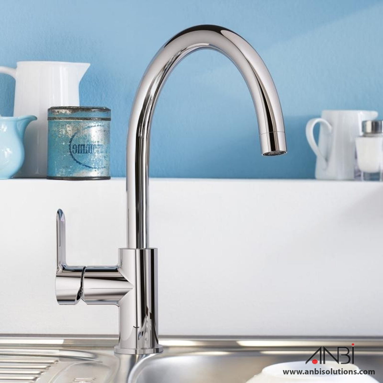 GROHE BauEdge Single Lever Sink Mixer Swivel Spout 31367000