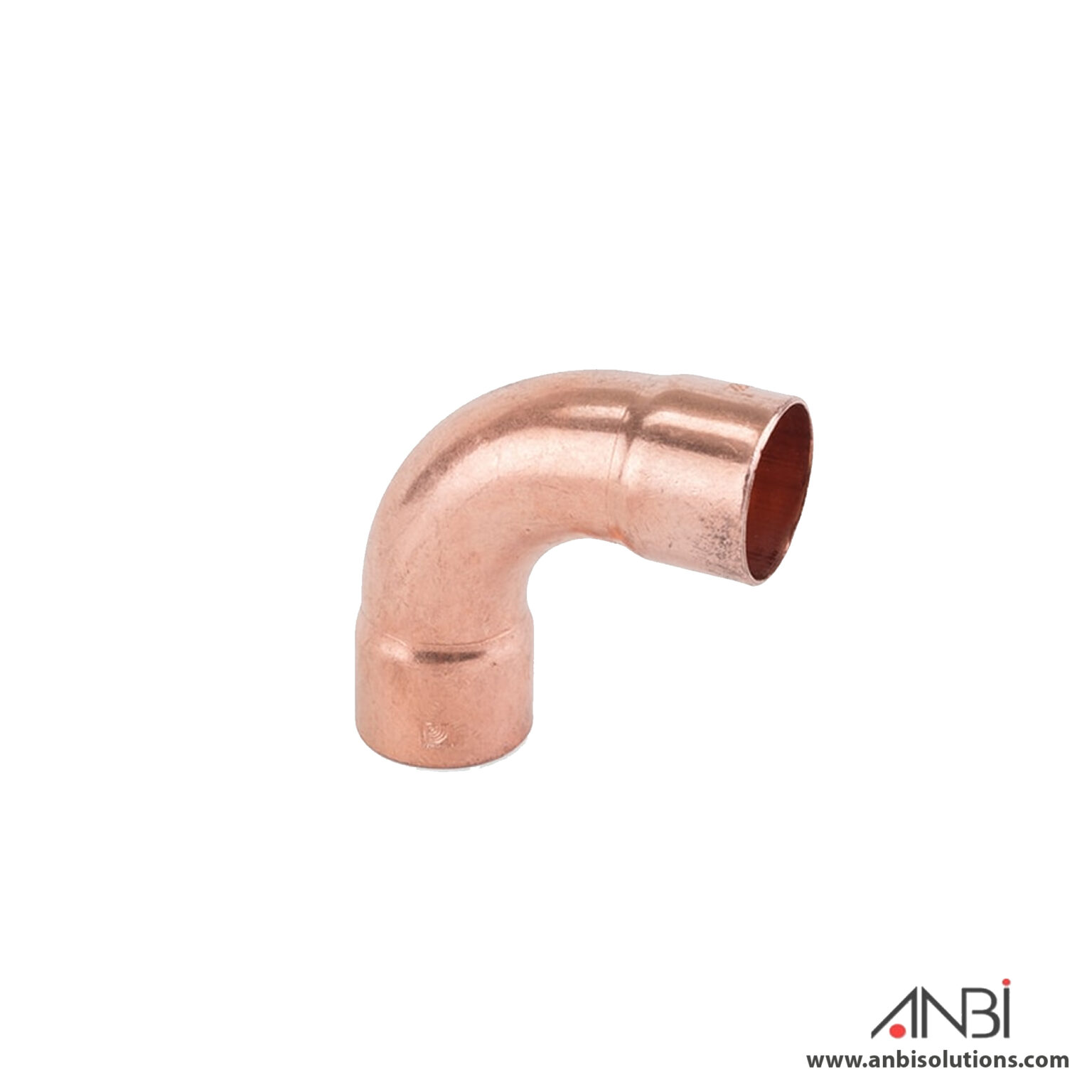 Copper Brazing End Feed Fitting Elbow 90Deg UK