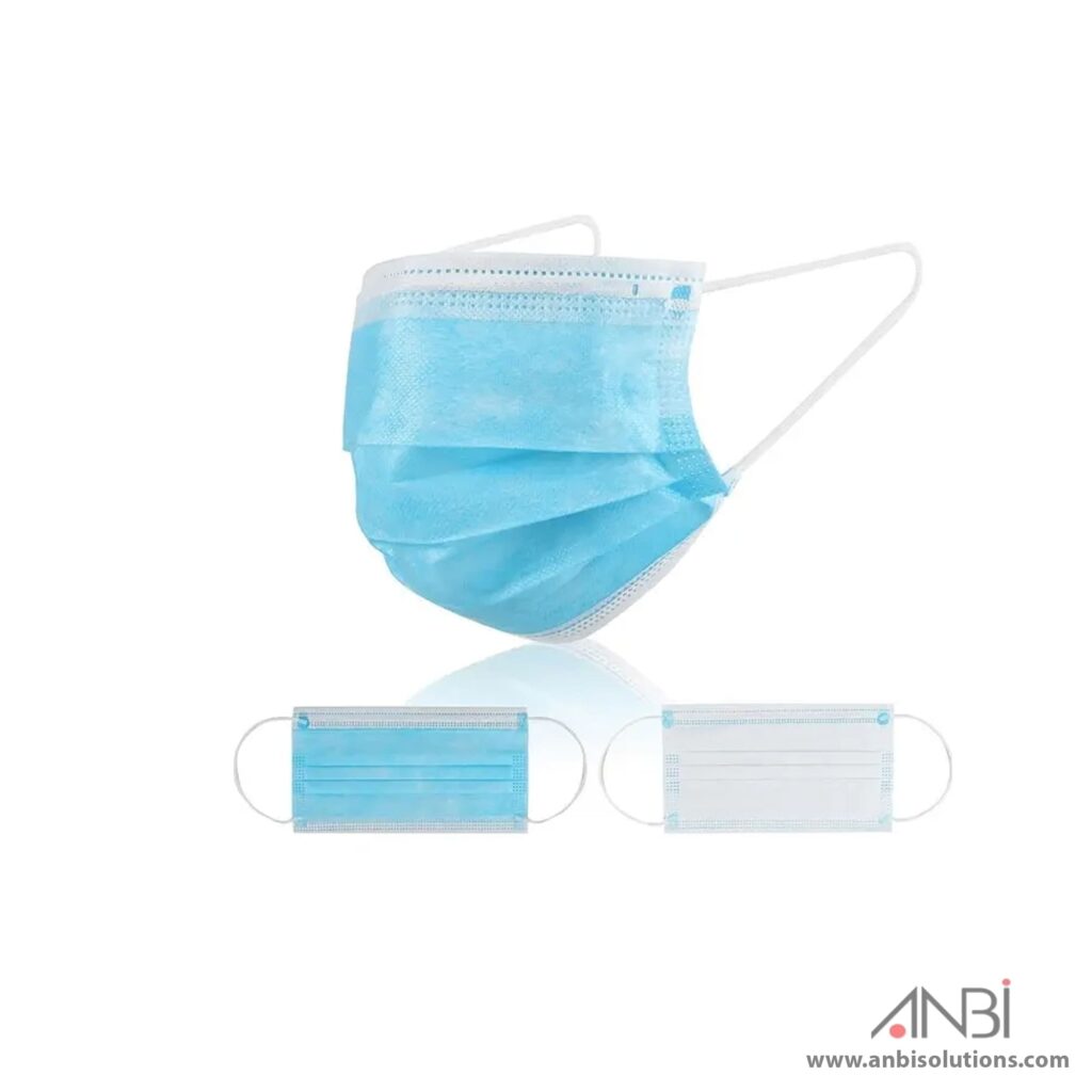 ANBI Disposable 3-Layer Face Masks Anti Dust Breathable