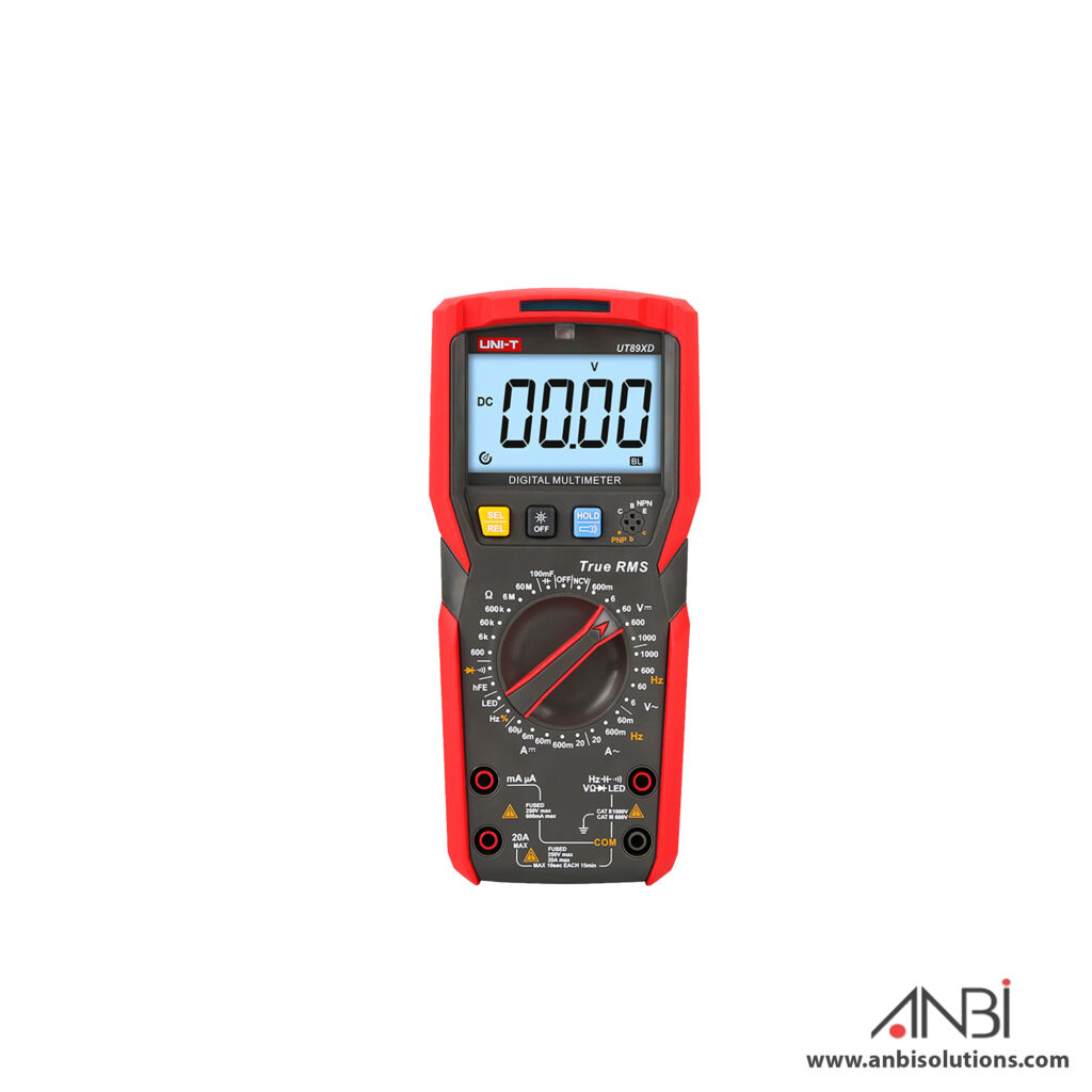 UNI-T True RMS Digital Multimeter LCD UT89X - ANBI Online