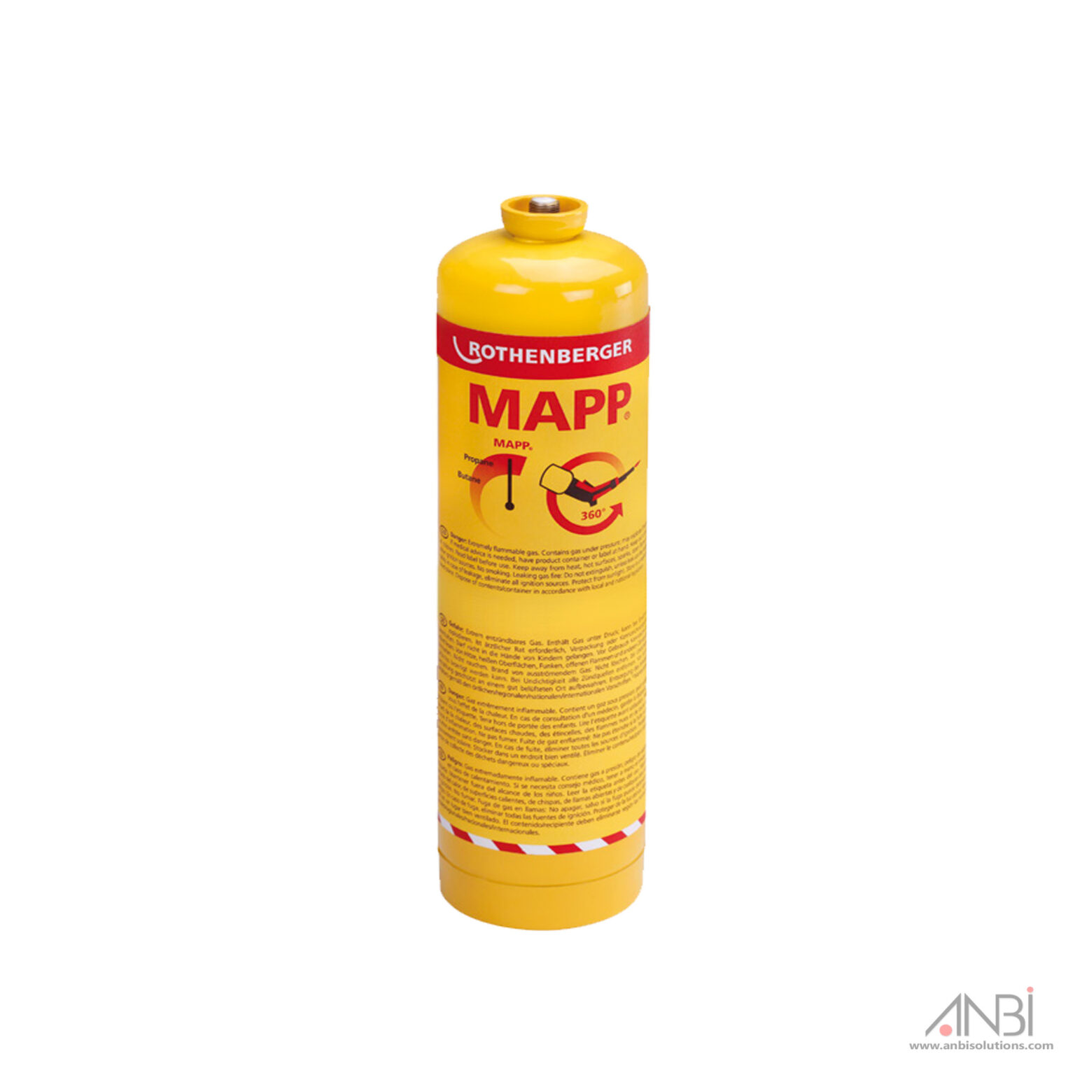 ROTHENBERGER Mapp Gas 300 W/ US Thread W 3.5698/3.5663| ANBI Online