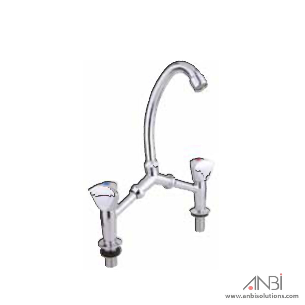SUNDEX Mixer Double Knob Type Sink Mounting Type SN011 | ANBI Online