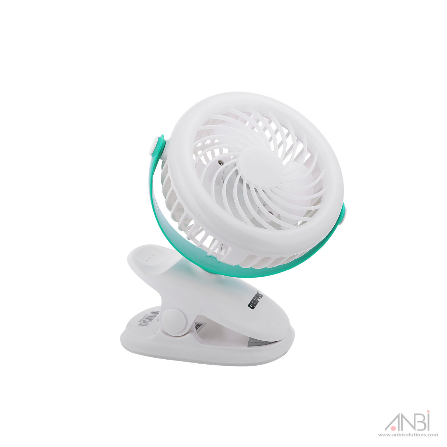 GEEPAS Rechargeable Clip Fan with Light GF21137 - ANBI Online