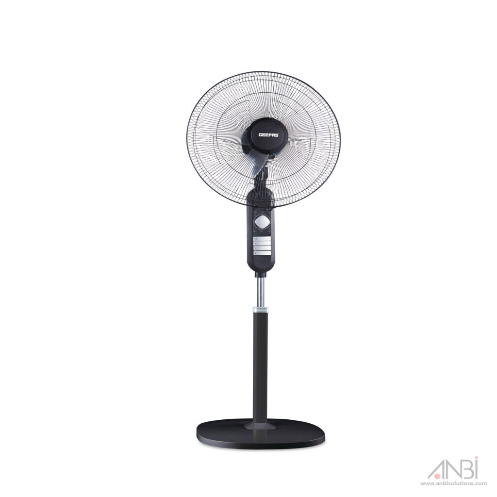 GEEPAS 18-Inch Stand Fan 3 Speed Options GF9605 - ANBI Online