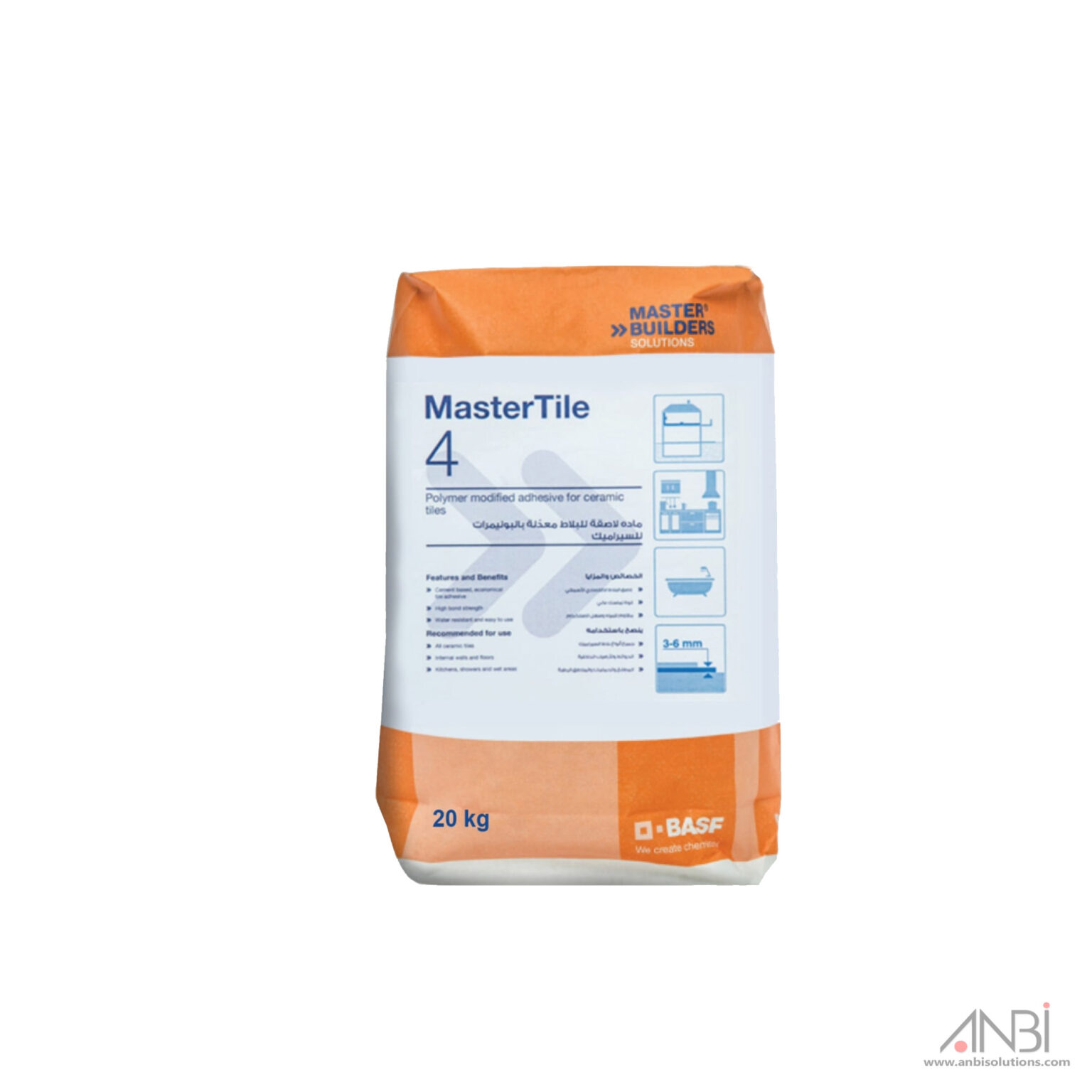 SIKA SikaCeram 4 Tile Adhesive with Special Additive 20kg