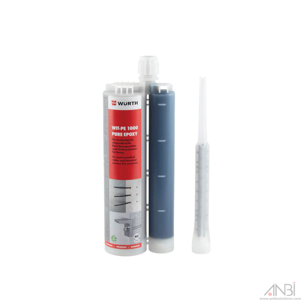 WURTH Pure Epoxy Injectable Mortar WIT-PE 1000 - ANBI Online