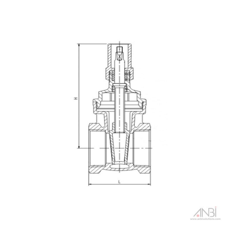 GALA Gate Valve Bronze Lock Type PN20 3152-L - ANBI Online