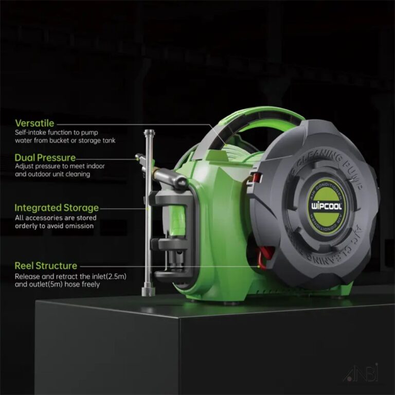 WIPCOOL Portable HVAC AC Condensor Evaporator Coil Cleaning Machine C10